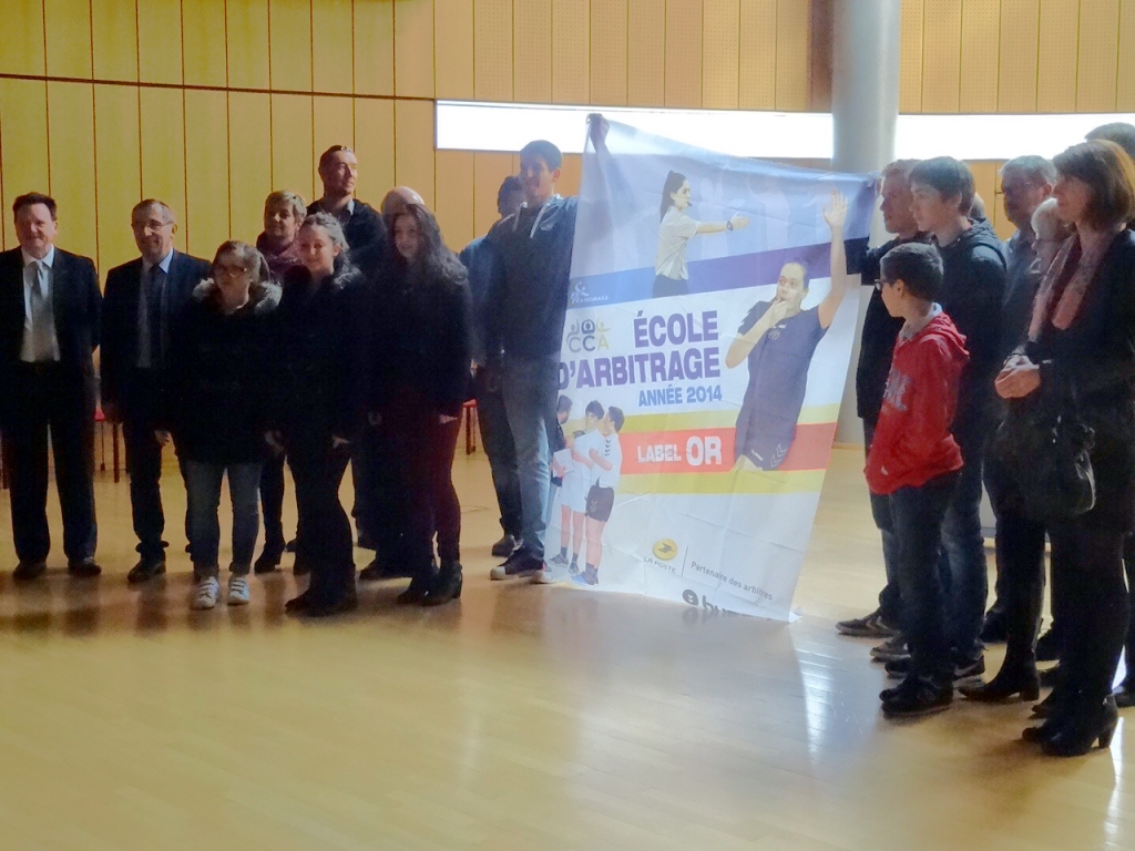 Remise Label Or Ecole Arbitrage USL-CSG - FFHandball