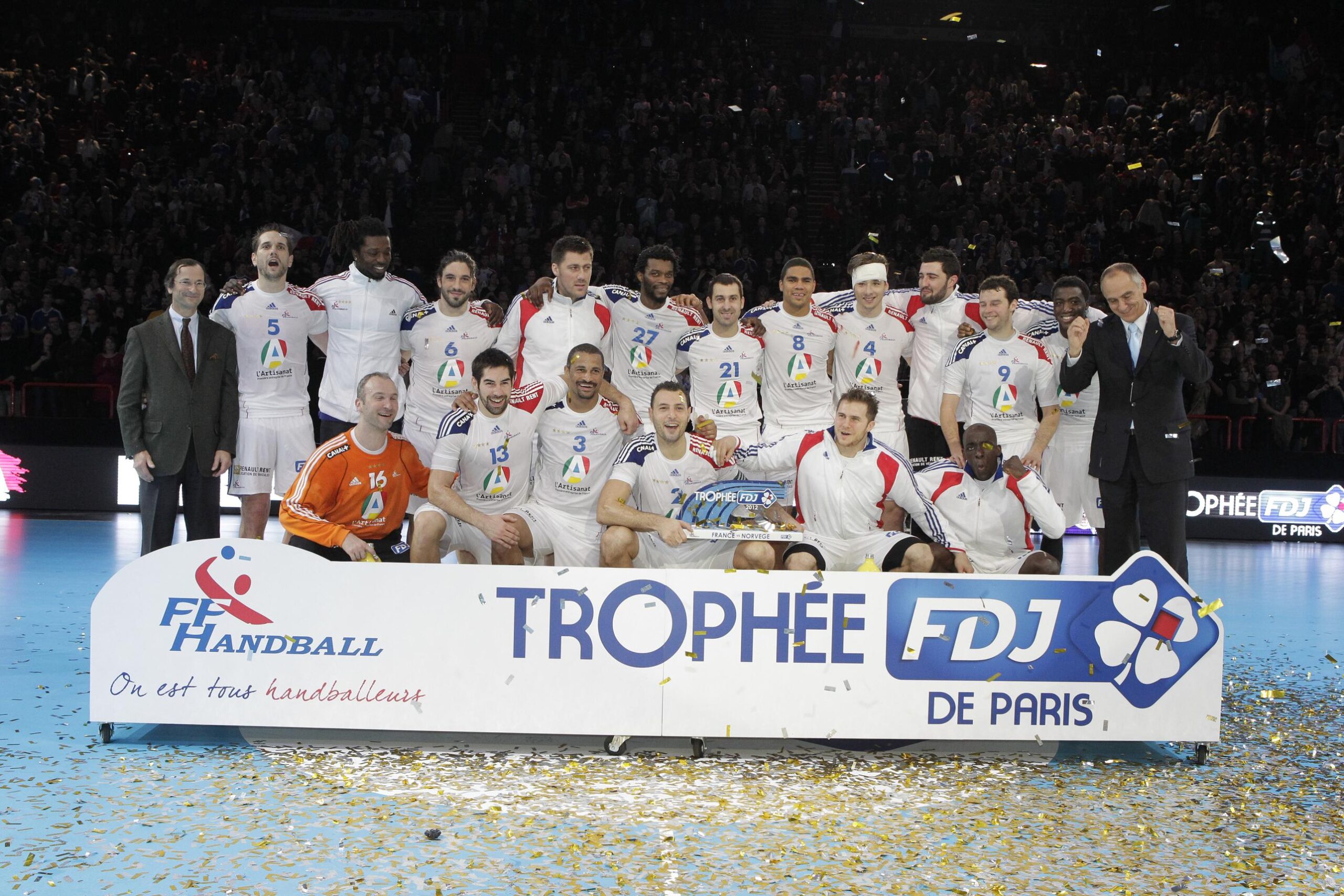 EDF (H) - Trophée FDJ - Deux de suite pour la France - FFHandball