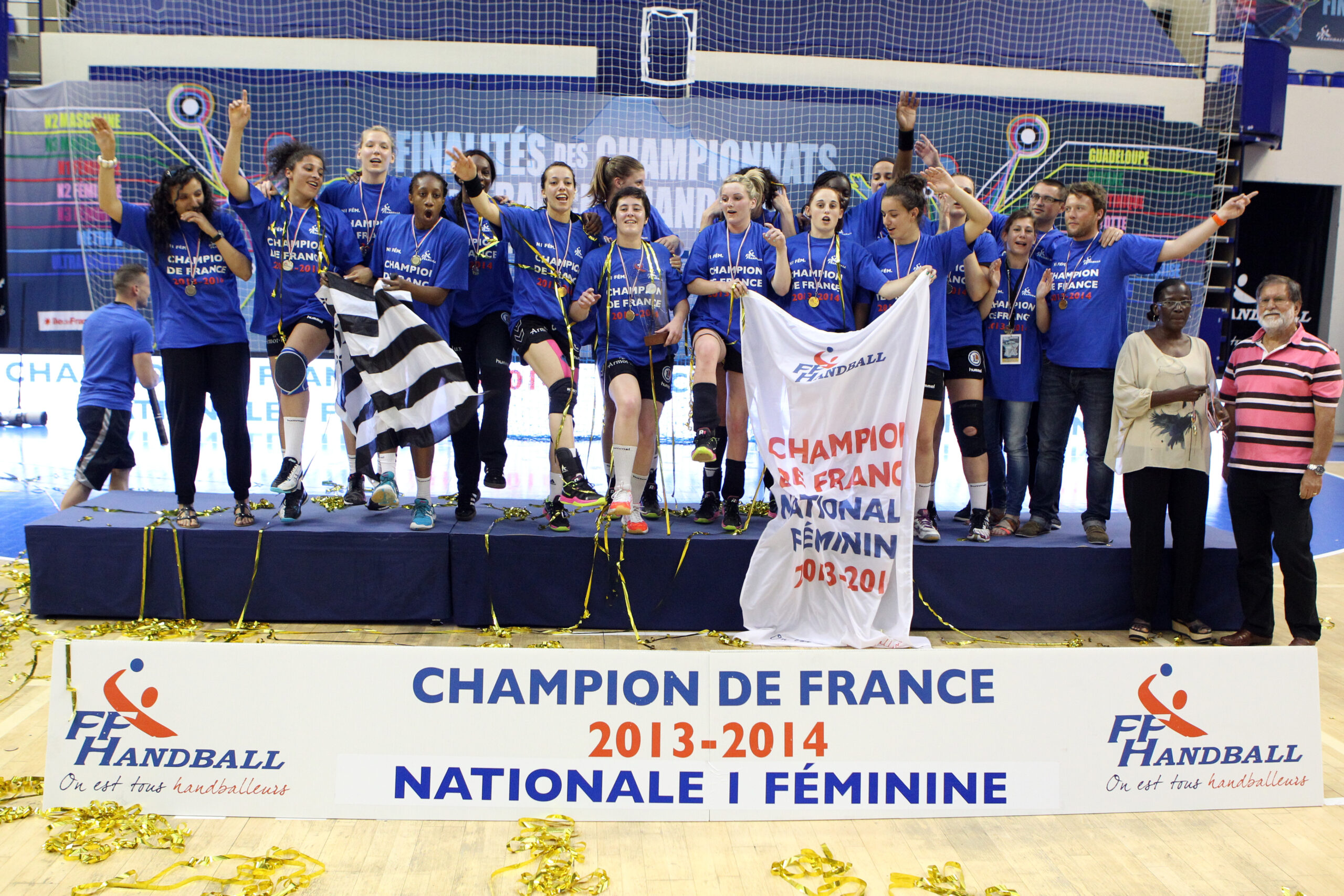 Le Brest Penn-Ar-Bed champion de France de N1 féminine - FFHandball