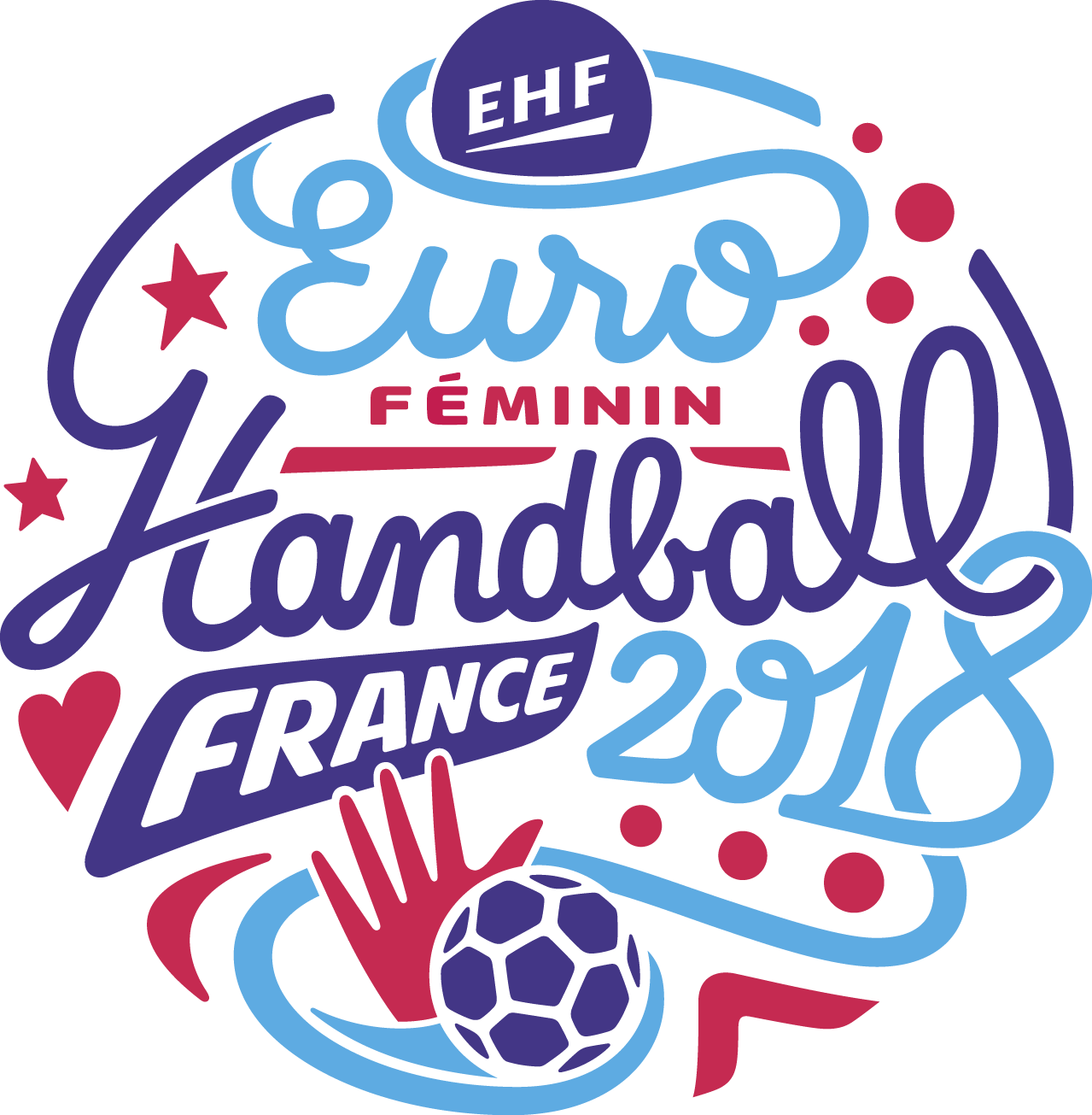 L'Euro Féminin de Handball 2018 a un logo ! - FFHandball