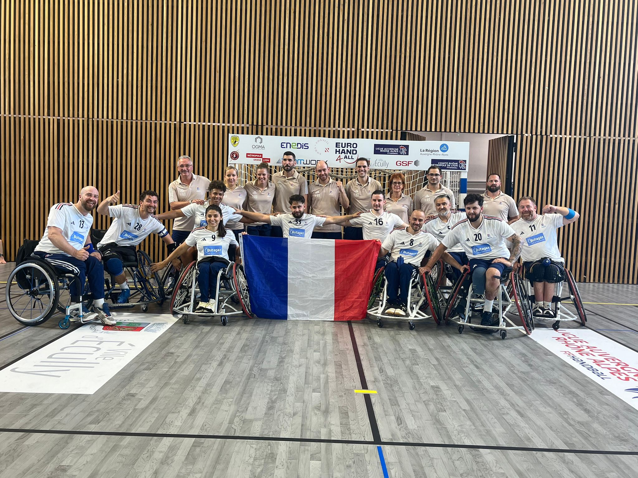 EDF HandFauteuil : Une seconde place avant l'Euro - FFHandball